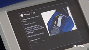 S3100 Printer - How to address common error messages video