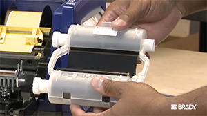 How-to change print ribbon for your S3100 printer