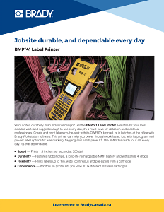 BMP41 Label Printer Voice and Data Communications Starter Kit - Brady ...