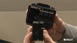 How to install or replace the print head on the BradyJet J5000 printer