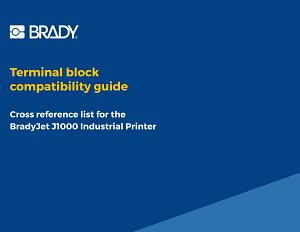 Terminal block tag for WA 5X5-5 module - Brady Part: SA4363 | Brady ...