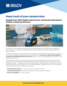 BradyPrinter M611 Lab Kit with Magnet and Lab ID Software - Brady Part: M611-AM-LAB | Brady ...