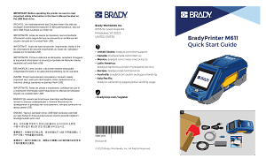 BradyPrinter M611 Mobile Label Printer - Brady Part: M611-AM-BT-W | Brady | BradyCanada.ca