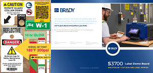 S3700 Primary Color Label and Printer Kit with Software - Brady Part ...
