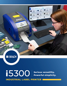 BradyPrinter i5300 300 dpi with Wi-Fi and Product & Wire ID Software ...