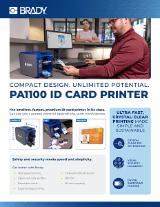 PA1111 Single Sided ID Card Printer Kit - Brady Part: PA1111-K | Brady ...
