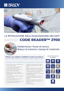 CR2700 Handled Barcode Reader - Brady Part: 176688 | Brady | Brady.eu