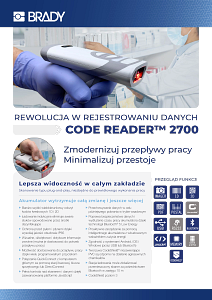 CR2700 Handled Barcode Reader with Charging Station - Brady Part ...