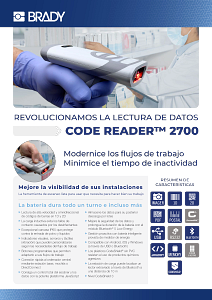 CR2700 Handled Barcode Reader with Charging Station - Brady Part ...