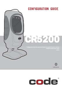 CR5200 Fixed Barcode Scanner - 1D, 2D, QR Code - Brady Part: 176695 ...