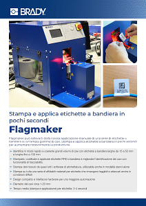 FLAGMAKER Printer: Accurate Labelling for Cable Identification - Brady ...