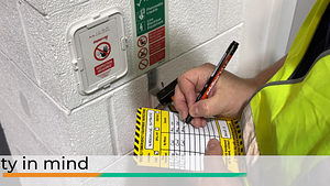 Weekly Emergency Inspection Holder - Brady Part: 237877 | Brady | Brady.eu