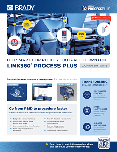LINK360® Process Plus Lockout Safety Software - Brady Part: 360PPNEWSUB ...