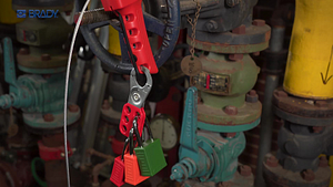 Electrical Lockout Tagout Kit with Nylon Safety Lockout Padlocks in ...