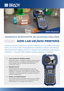 M210-LAB Portable Label Printer - Brady Part: M210-LAB | Brady | Brady.eu
