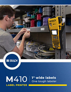 M410 Handheld Label Printer with Accessories Kit - Brady Part: M410-KIT ...