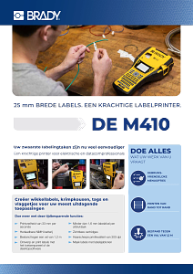 M410 draagbare labelprinterkit EU - Brady Part: M410-KIT-EU | Brady ...