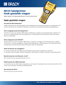 M410 draagbare labelprinterkit EU - Brady Part: M410-KIT-EU | Brady ...