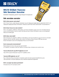 M410 Label Printer EU - Brady Part: M410-EU | Brady | Brady.eu