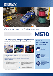 M510 Label Printer EU - Brady Part: M510-EU | Brady | Brady.eu