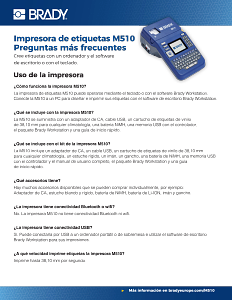 M510 Label Printer EU - Brady Part: M510-EU | Brady | Brady.eu