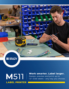 Brady M511 Portable Bluetooth Label Printer | BRADY