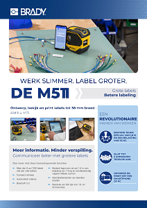 M511 labelprinterkit - Brady Part: M511-EU-UK-KIT | Brady | Brady.nl