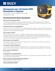 M511 Label Printer Kit - Brady Part: M511-EU-UK-KIT | Brady | Brady.eu