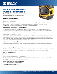 M511 Label Printer Kit - Brady Part: M511-EU-UK-KIT | Brady | Brady.eu