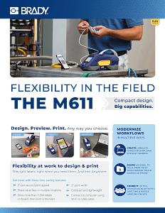 BradyPrinter M611 Mobile Label Printer | Brady | Bradyid.com