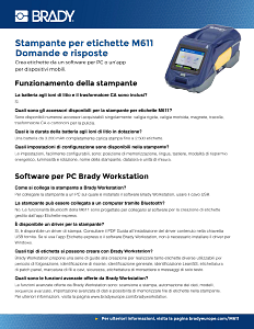 M611 Label Printer - UK - Brady Part: M611-UK-BT-W | Brady | Brady.eu