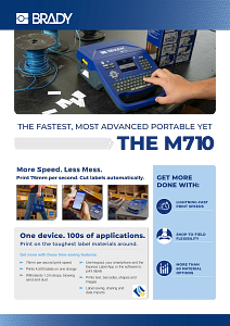 M710 Label Printer QWERTY EU - Brady Part: M710-QWERTY-EU | Brady ...