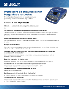 M710 Label Printer AZERTY EU + BWS PWID Suite - Brady Part: M710-AZ ...