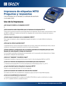M710 Label Printer QWERTY UK + BWS PWID Suite - Brady Part: M710-QY-UK ...
