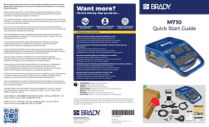 M710 Portable Label Printer with Hard Case - Brady Part: M710-KIT ...