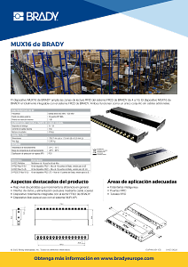 16-Port Multiplexer for FR22 Fixed RFID Reader - Brady Part: B-FR22 ...