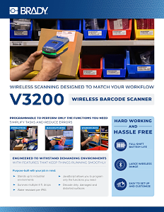 V3200 Industrial Wireless Bluetooth Barcode Scanner with V1300 Cradle ...