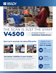 V4500 Wireless Bluetooth Programmable Barcode Scanner and Cradle Kit ...