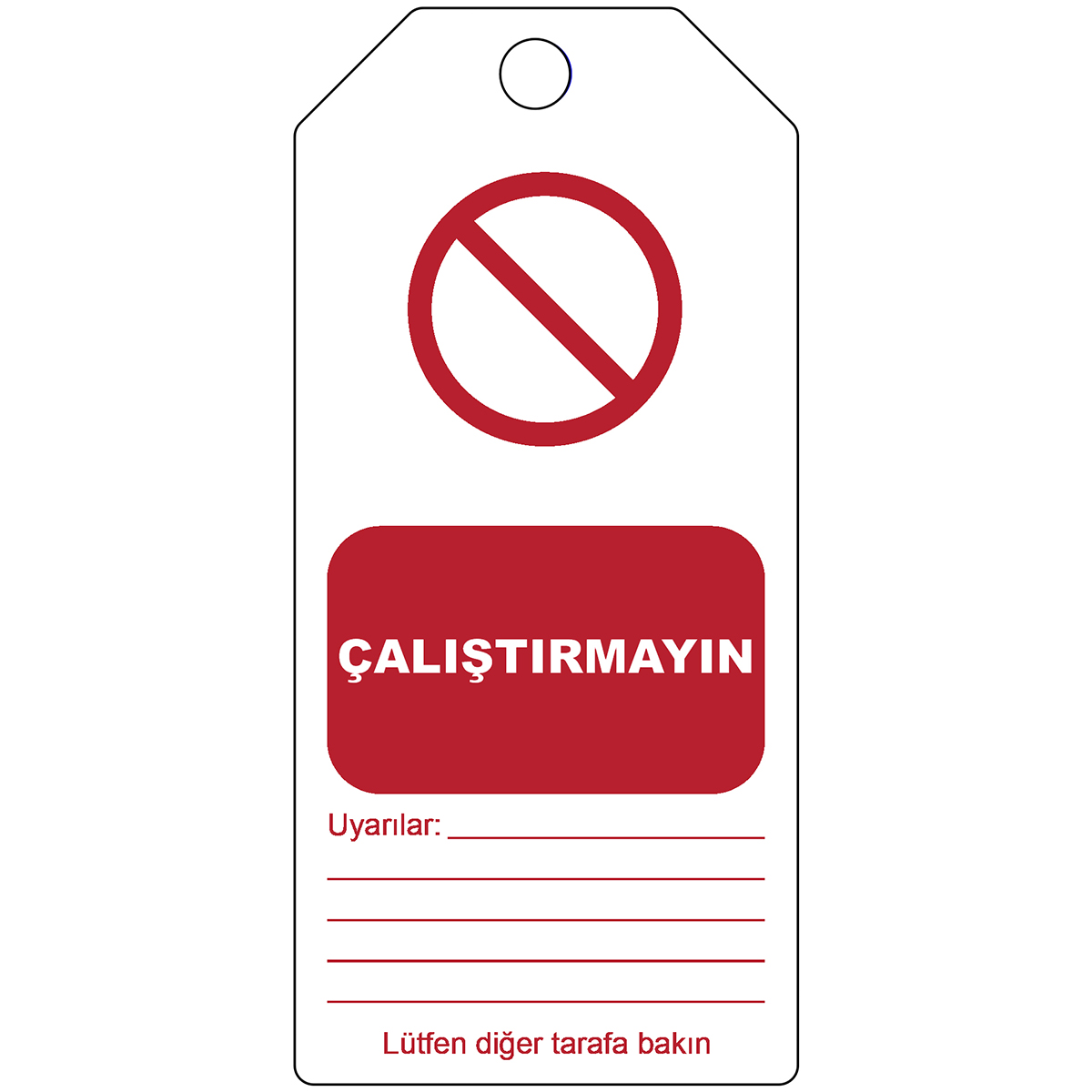 Tagout: Rewritable Warning Tags - Brady Part: 307672 | Brady | Brady.eu