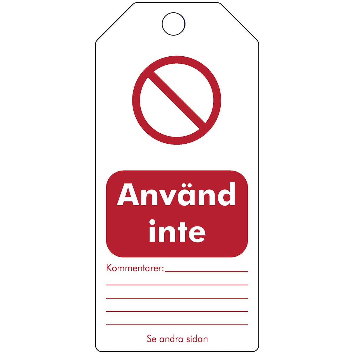 Tagout: Rewritable Warning Tags - Brady Part: 307674 | Brady | Brady.eu