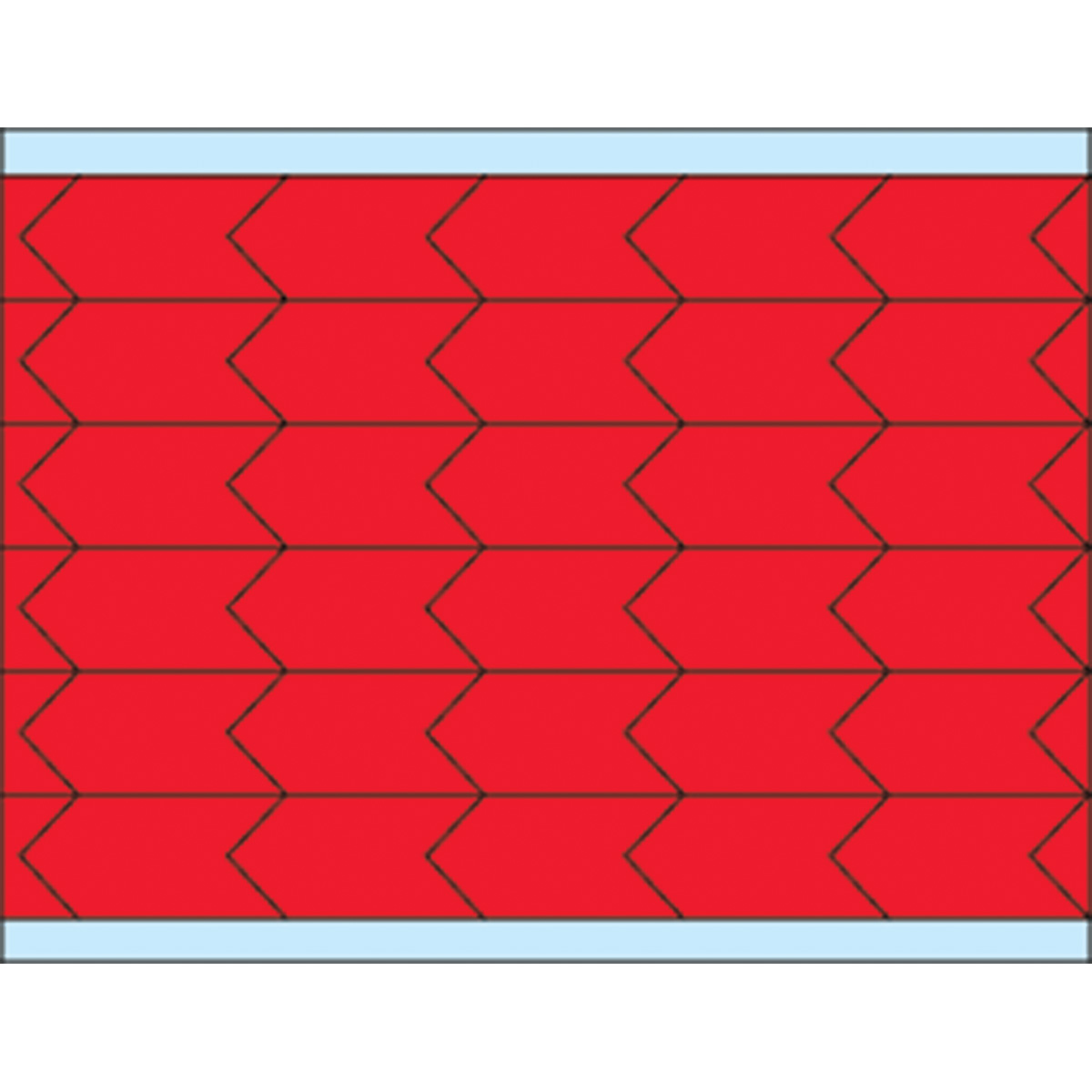 Die Cut Inspection Arrows - Brady Part: DIA-250-RD | Brady | Brady.eu