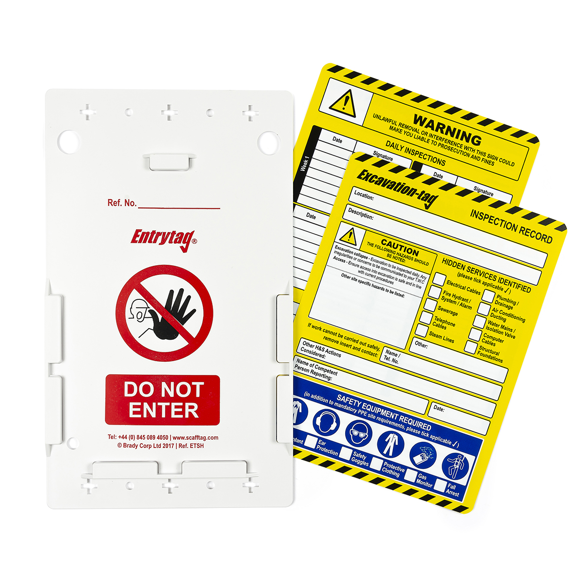 Excavation-tag Kit - Brady Part: ENT-GB-ETI-EXCA-A | Brady | BradyID.com
