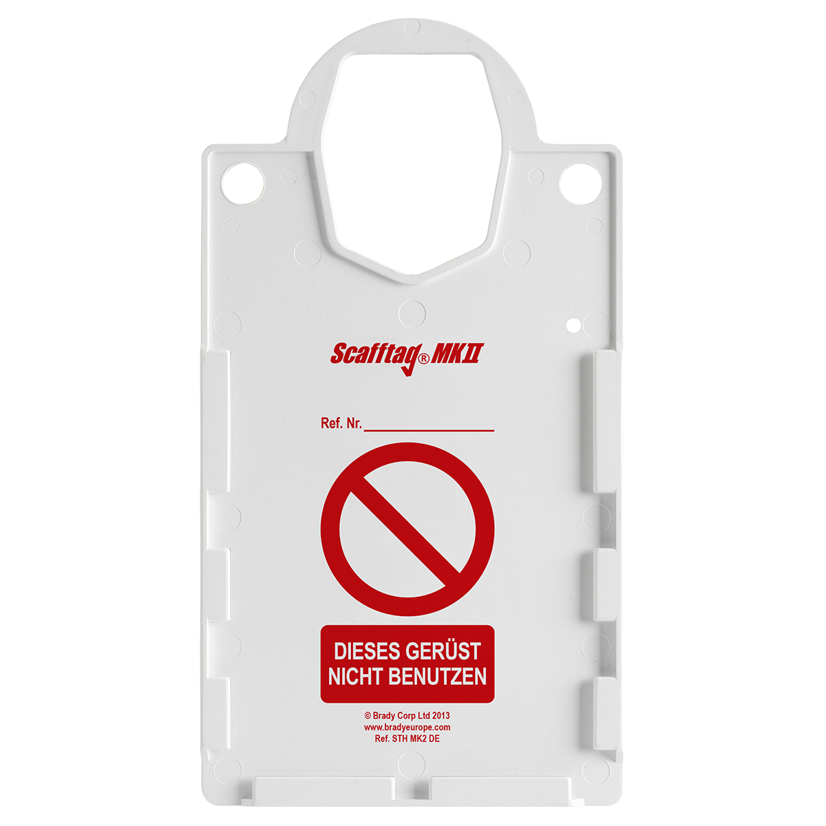 Scafftag MK2 Halter - Brady Part: SCAF-GE-STH-MK2 | Brady | Brady.de