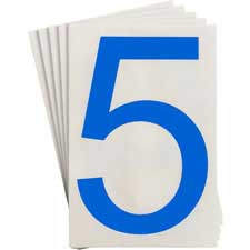 Brady Part: 121881 | ToughStripe Blue Number and Letter Labels | www ...
