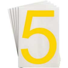Brady Part: 121882 | ToughStripe Yellow Number and Letter Labels ...