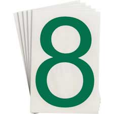 Brady Part: 121898 | ToughStripe Green Number and Letter Labels | www ...