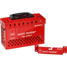 Brady Part: 145579 | Safety REDBOX Group Lockout Box | Brady.nl