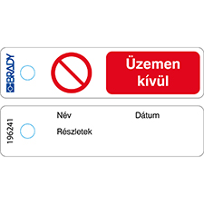 Mini Tag - Do Not Operate - Brady Part: MITAG-P001-HU/50 | Brady | Brady.eu