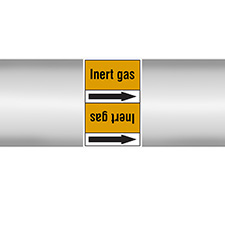 Roll form Pipe Markers with liner, with pictograms - Gas - Brady Part ...