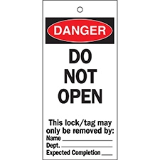 Warning Tags - Brady Part: 230778 | Brady | Brady.eu